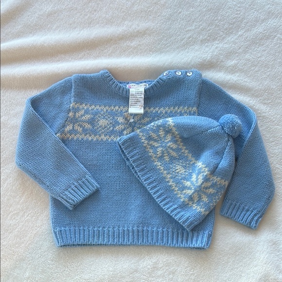 One Step Ahead | Shirts & Tops | One Step Ahead Blue And Cream Fair ...